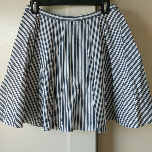 J. Crew | Skirts | Jcrew Railroad Stripped Skirt | Poshmark